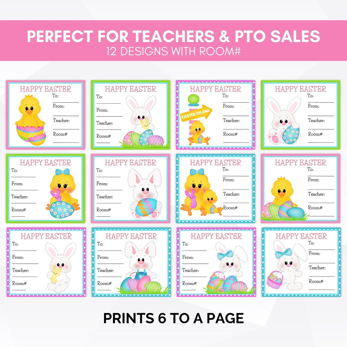 Easter Bunny Candy Gram Printable - Simple Desert Designs