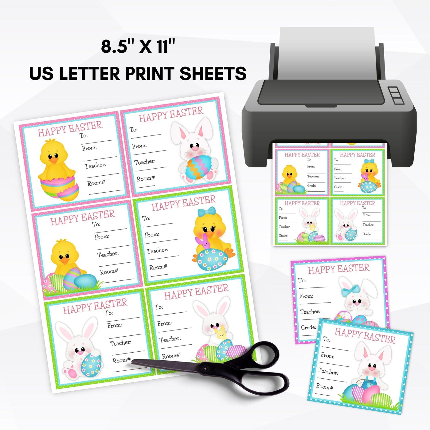 Easter Bunny Candy Gram Printable - Simple Desert Designs