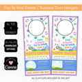 Easter Pop By Real Estate Door Hangers Set | Simple Desert Designs