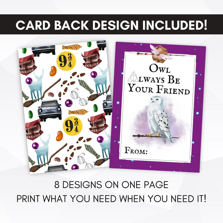 Editable Magical Class Valentines Cards – Simple Desert Designs