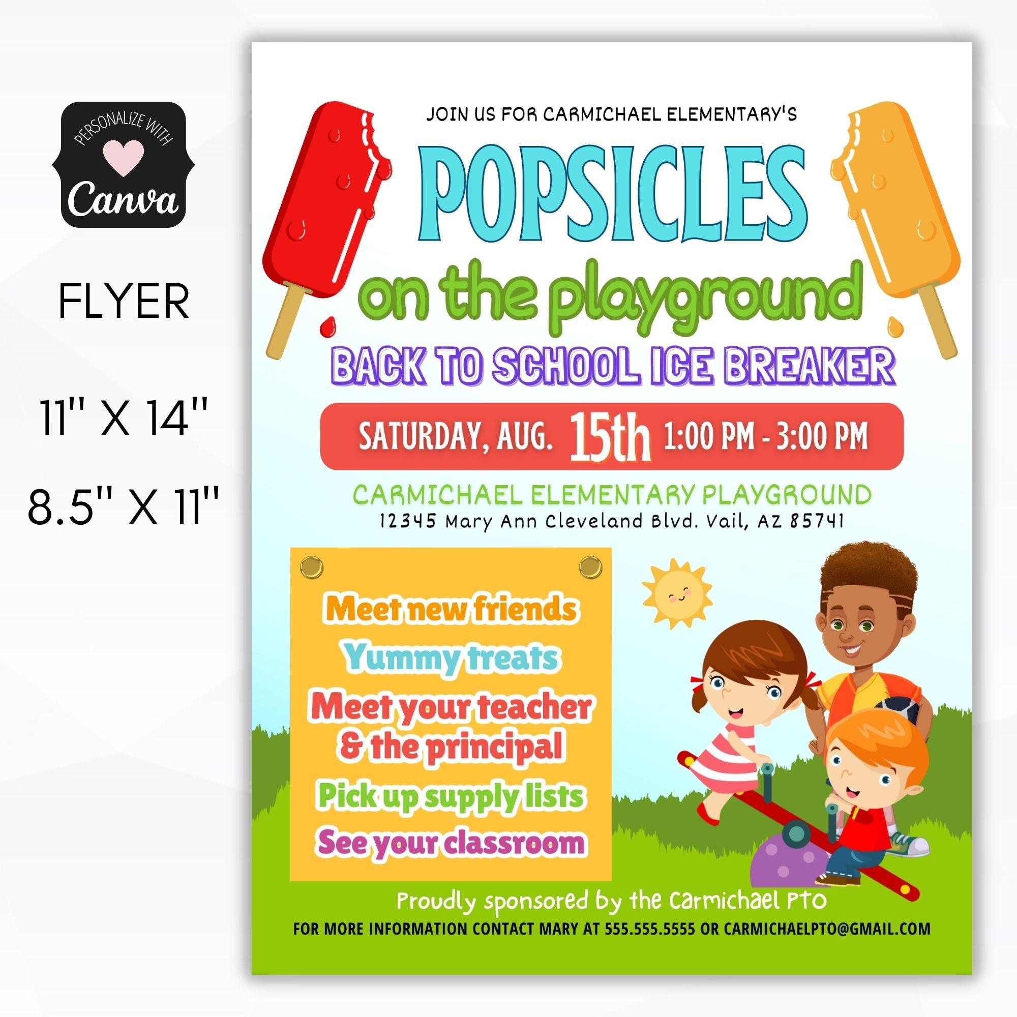 Elementary Back to School Flyer Set – Simple Desert Designs