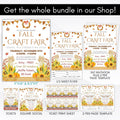 Fall Craft Fair Flyer Sign Poster Set – Simple Desert Designs