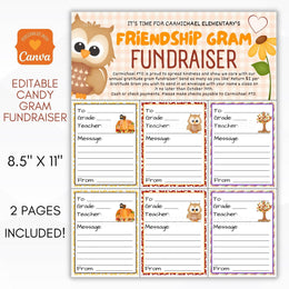 Candy Grams Fundraisers – Simple Desert Designs