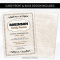 Family Gathering Invite – Simple Desert Designs