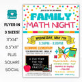 Family Math Night Flyer Set – Simple Desert Designs