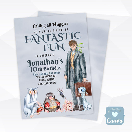 Fantastic Wizard Birthday Party Bundle – Simple Desert Designs