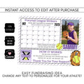 Fundraising Sports Calendar Softball – Simple Desert Designs