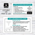 Great Pyrenees Service Dog Cards | Simple Desert Designs