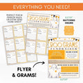 Halloween Boo Grams Fundraiser Flyer Set | Simple Desert Designs