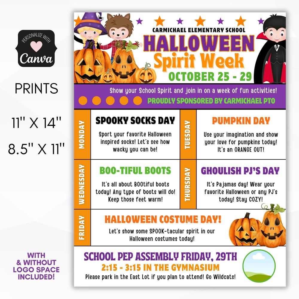 School Spirit Week | Simple Desert Designs