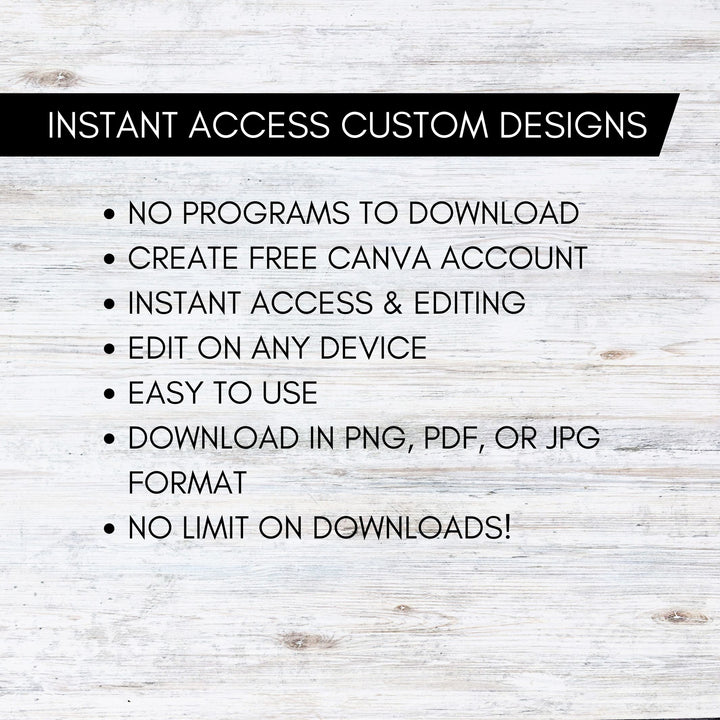 Custom Photo Service Dog ADA Cards | Simple Desert Designs