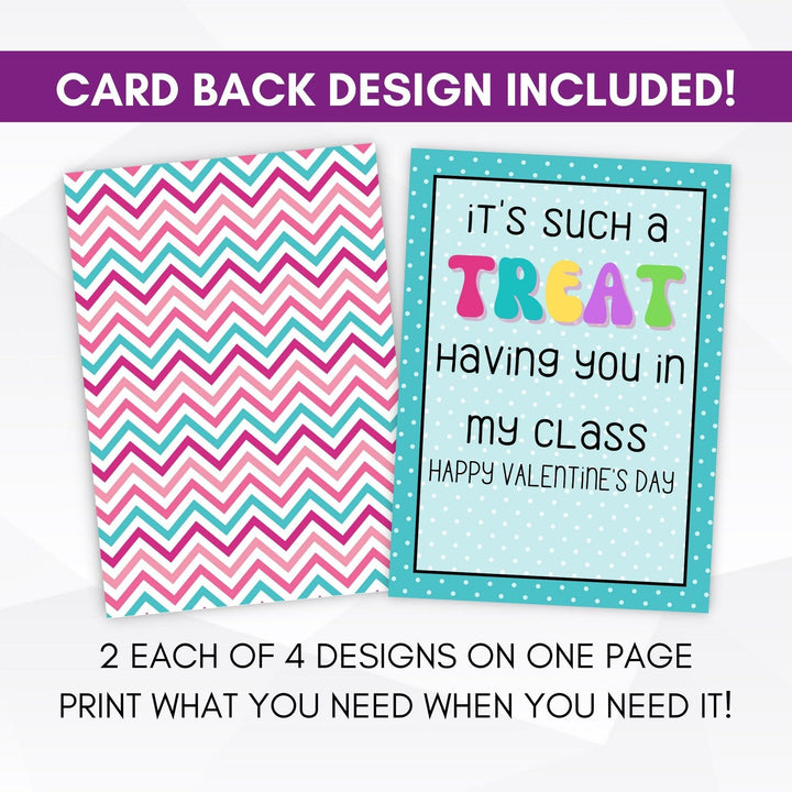 Treat Having You In My Class Valentines – Simple Desert Designs
