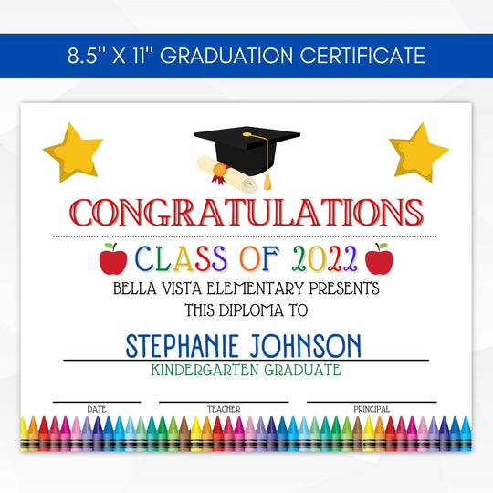 Kindergarten Graduation Ceremony Bundle – Simple Desert Designs