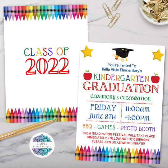 Kindergarten Graduation Ceremony Bundle – Simple Desert Designs