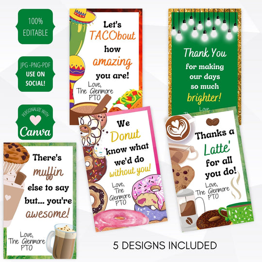 Coffee Teacher Appreciation Week Tags – Simple Desert Designs