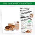 Latte Coffee Teacher Appreciation Week Invitation | Simple Desert Designs