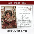 Magical Wizard Graduation Announcement Invitation | Simple Desert Designs