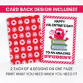 Monster Teacher Valentine's Day Tags From Teacher Valentines | Simple ...