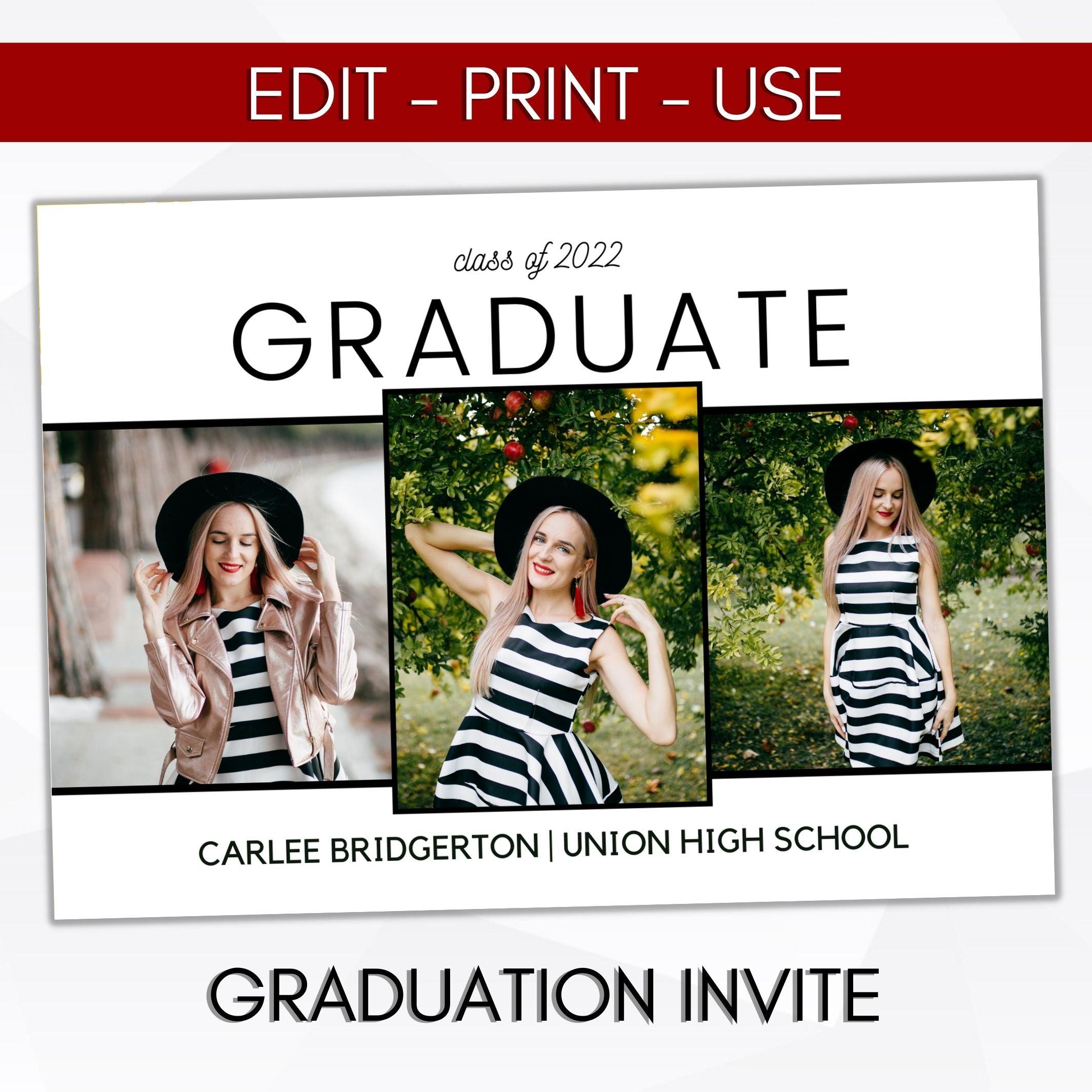 High School Graduation Invitations 2022