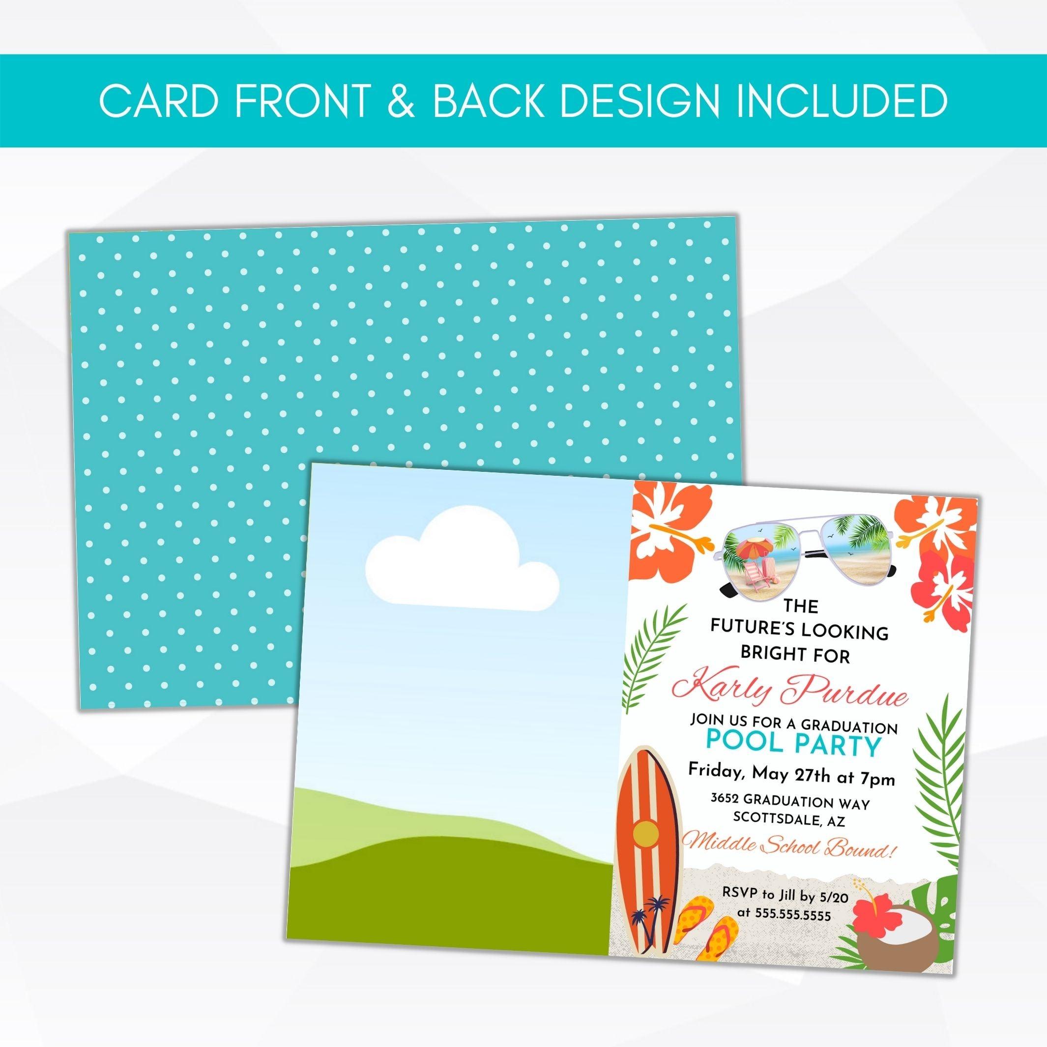 Beach Day Birthday Invitation