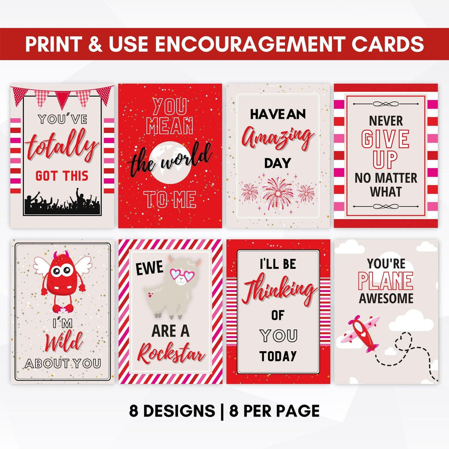 Printable Encouragement Cards for Kids – Simple Desert Designs