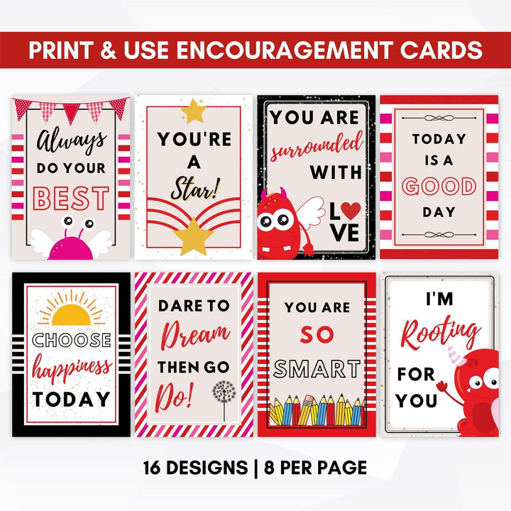 Fun Printable Motivational Cards for Kids – Simple Desert Designs