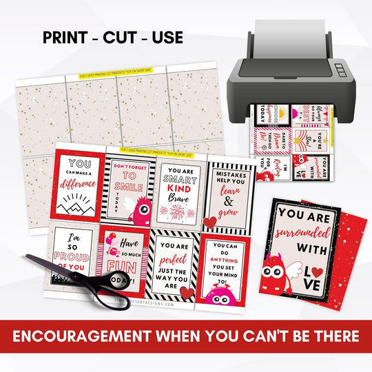 Printable Encouragement Cards - Inspiring Notes for Kids | Simple ...