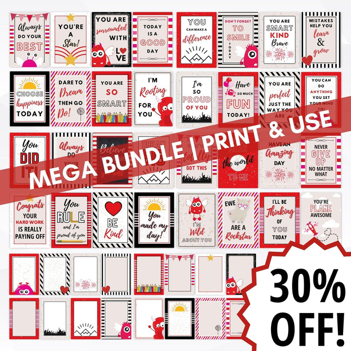 Printable Inspiring Pride Notes for Teens – Simple Desert Designs