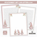 Romantic Gnome Journal Paper Stationery – Simple Desert Designs