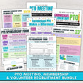 School PTO PTA Membership Forms Toolkit | Simple Desert Designs