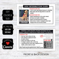 Custom Photo Service Dog ADA Cards | Simple Desert Designs