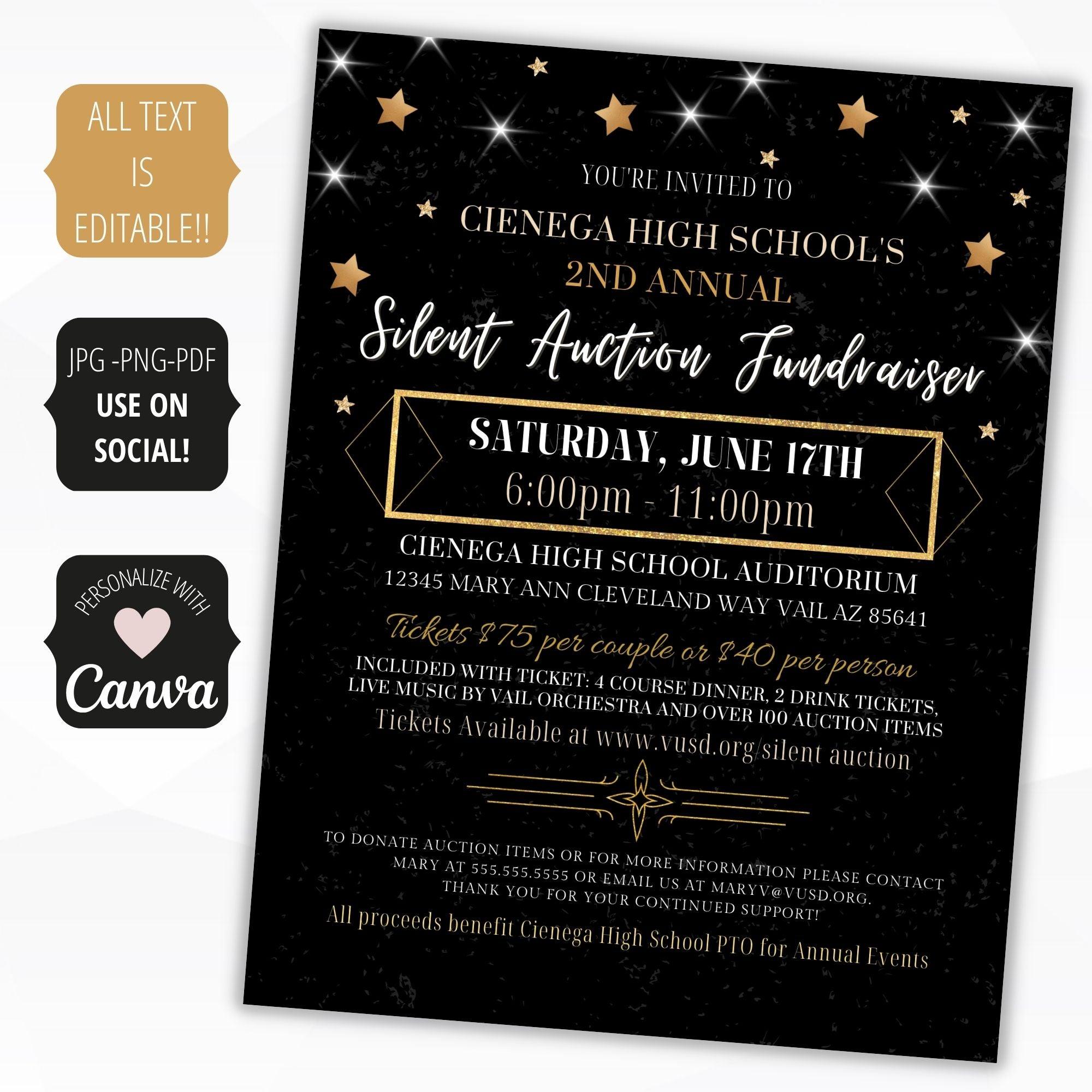 Silent Auction Ideas For Schools
