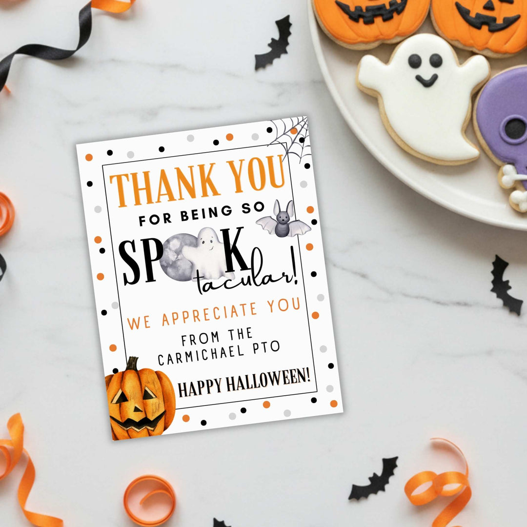 Spooktacular Halloween Gift Tags | Simple Desert Designs