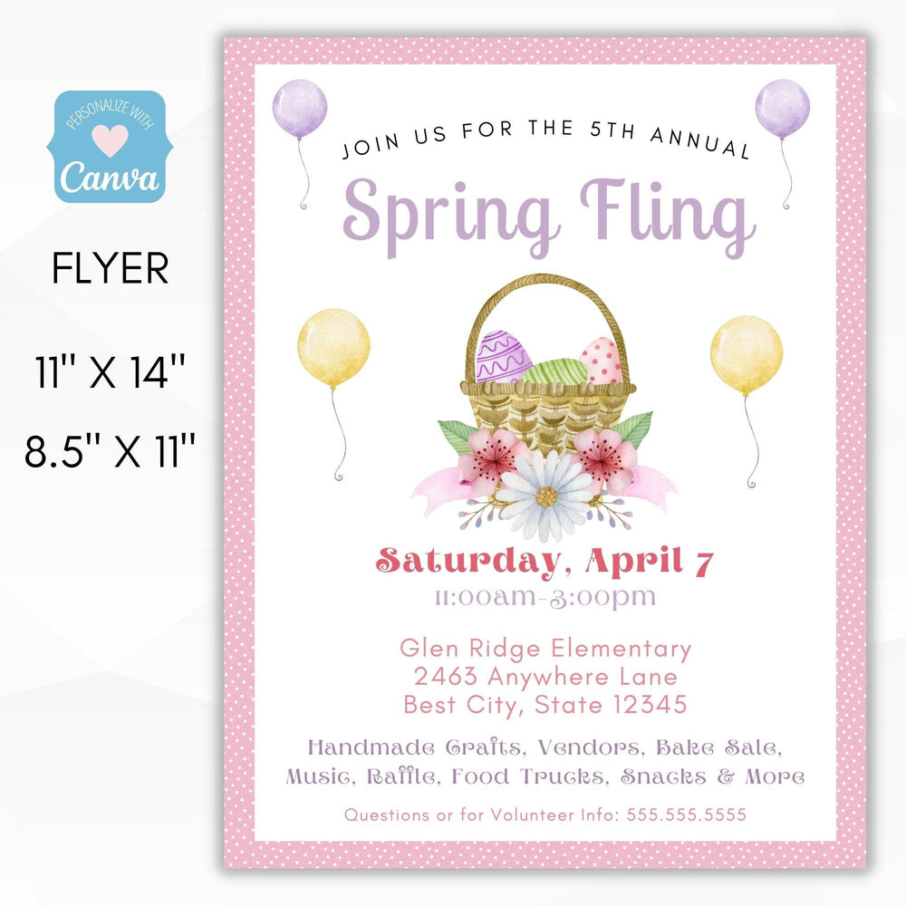Spring Fling Flyer Set – Simple Desert Designs