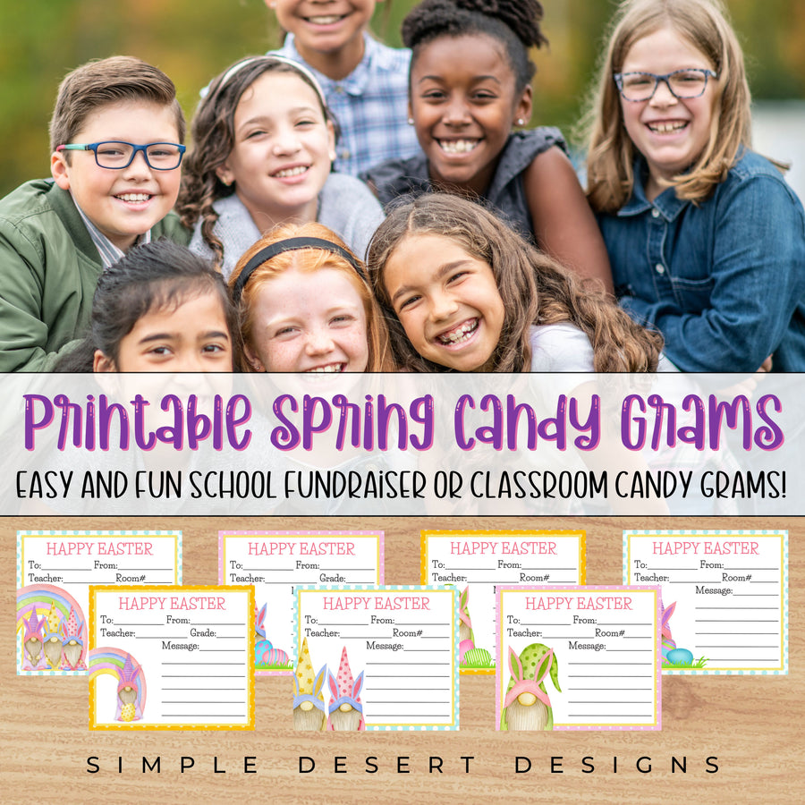 Easter Gnome Candy Gram Fundraiser – Simple Desert Designs