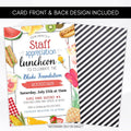 Staff Appreciation BBQ Invitation | Simple Desert Designs