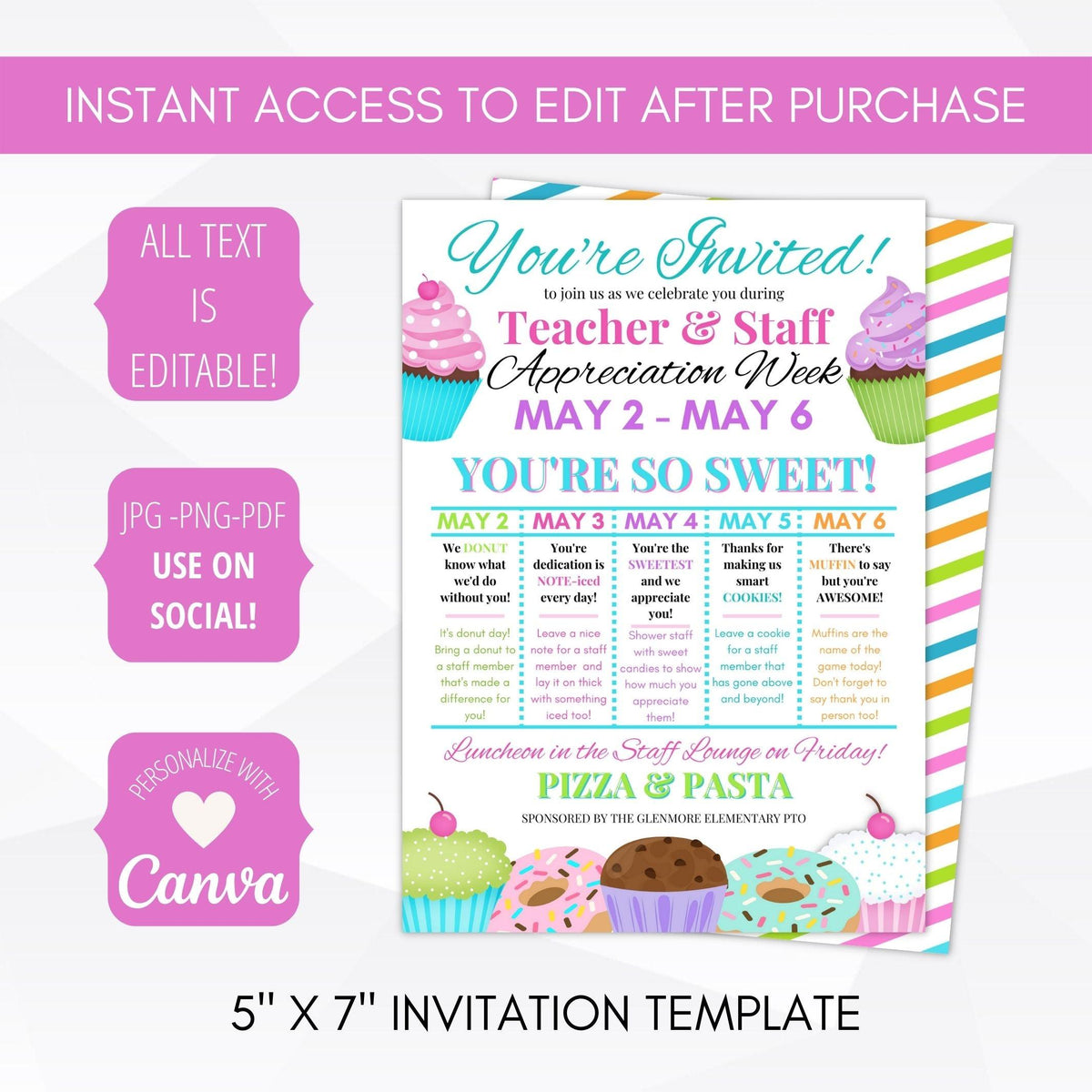 Teacher Appreciation Week Bundle - Simple Desert Designs