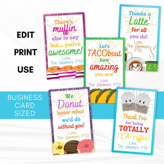 Tea-Riffic Teacher Appreciation Week Bundle | Simple Desert Designs