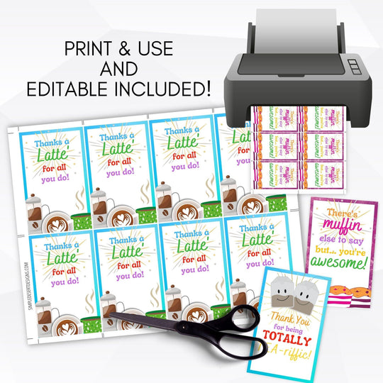 Tea-Riffic Teacher Appreciation Week Tags – Simple Desert Designs