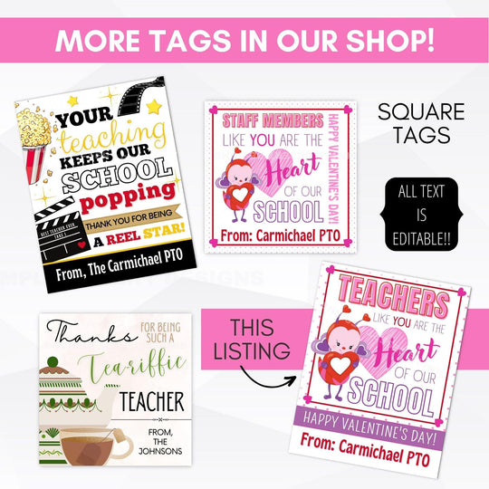 Teacher Appreciation Valentines – Simple Desert Designs