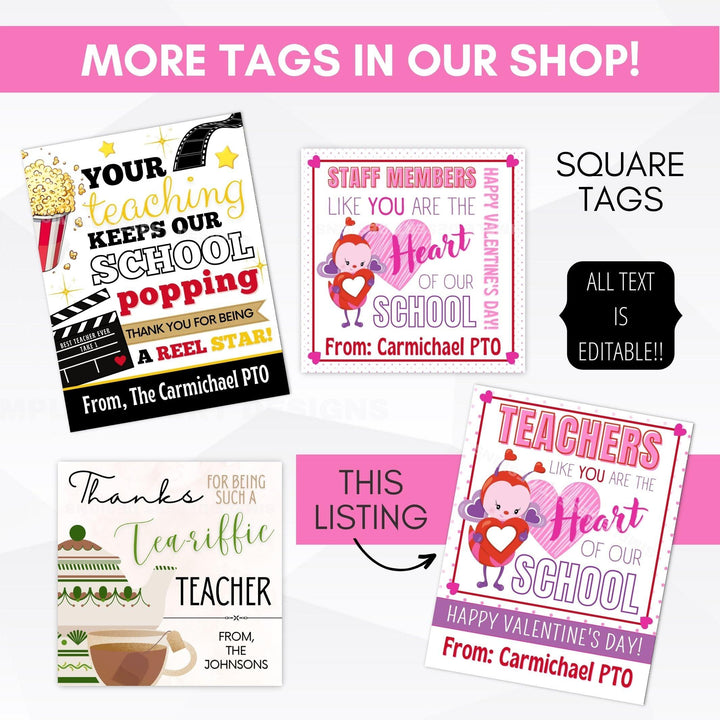 Teacher Appreciation Valentines – Simple Desert Designs