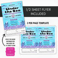 Under the Sea Poster Ticket Bundle | Simple Desert Designs