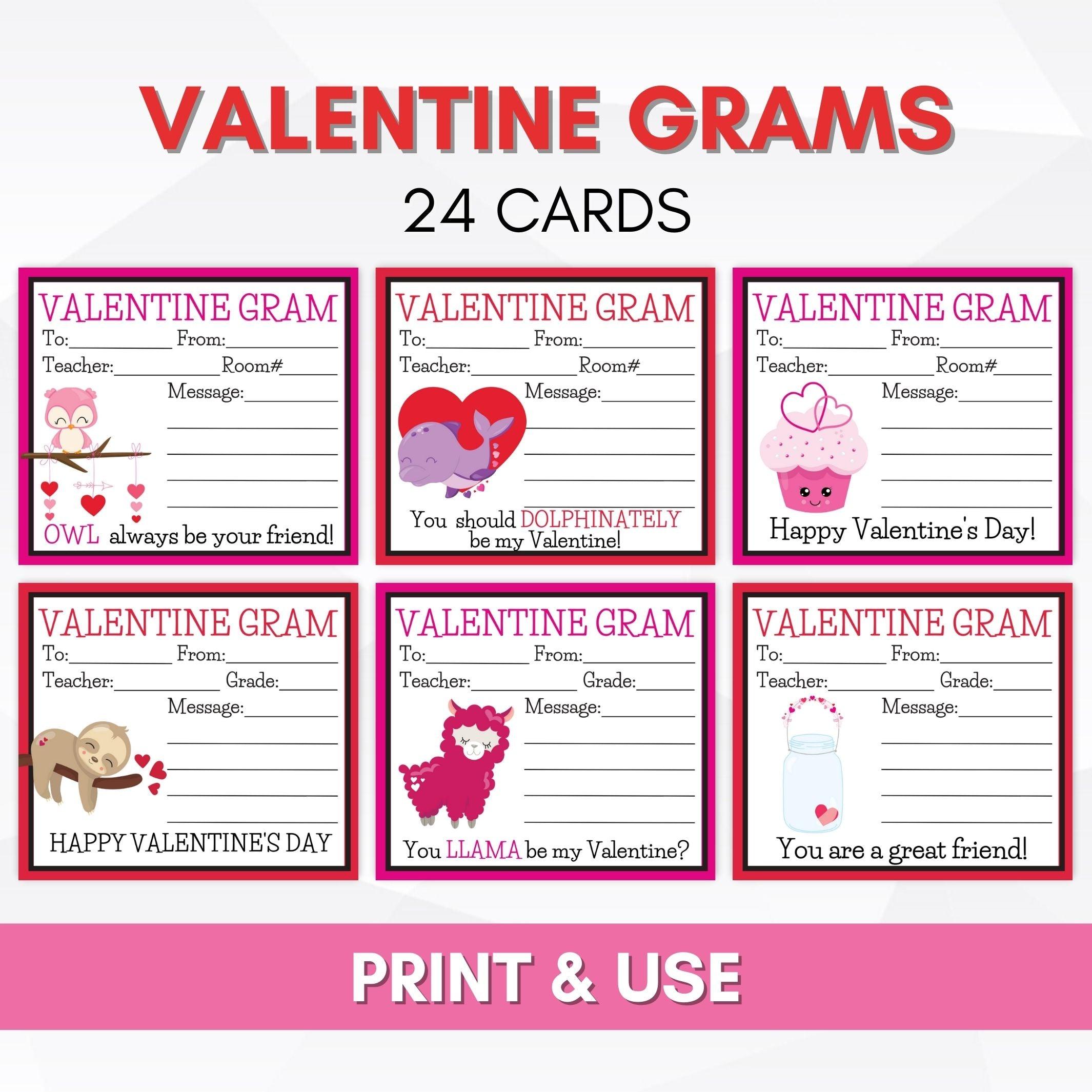 Valentine Candy Gram Fundraiser – Simple Desert Designs