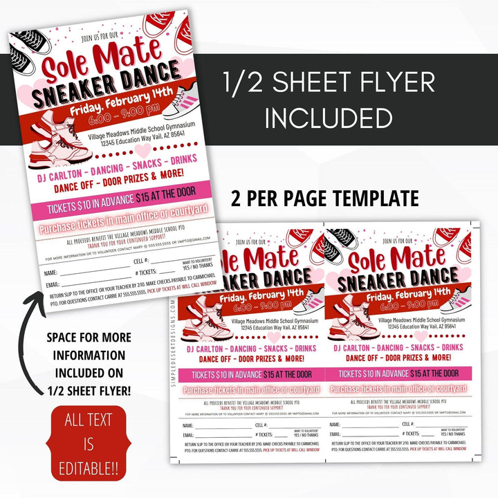 Valentines Day Sneaker Dance Bundle – Simple Desert Designs