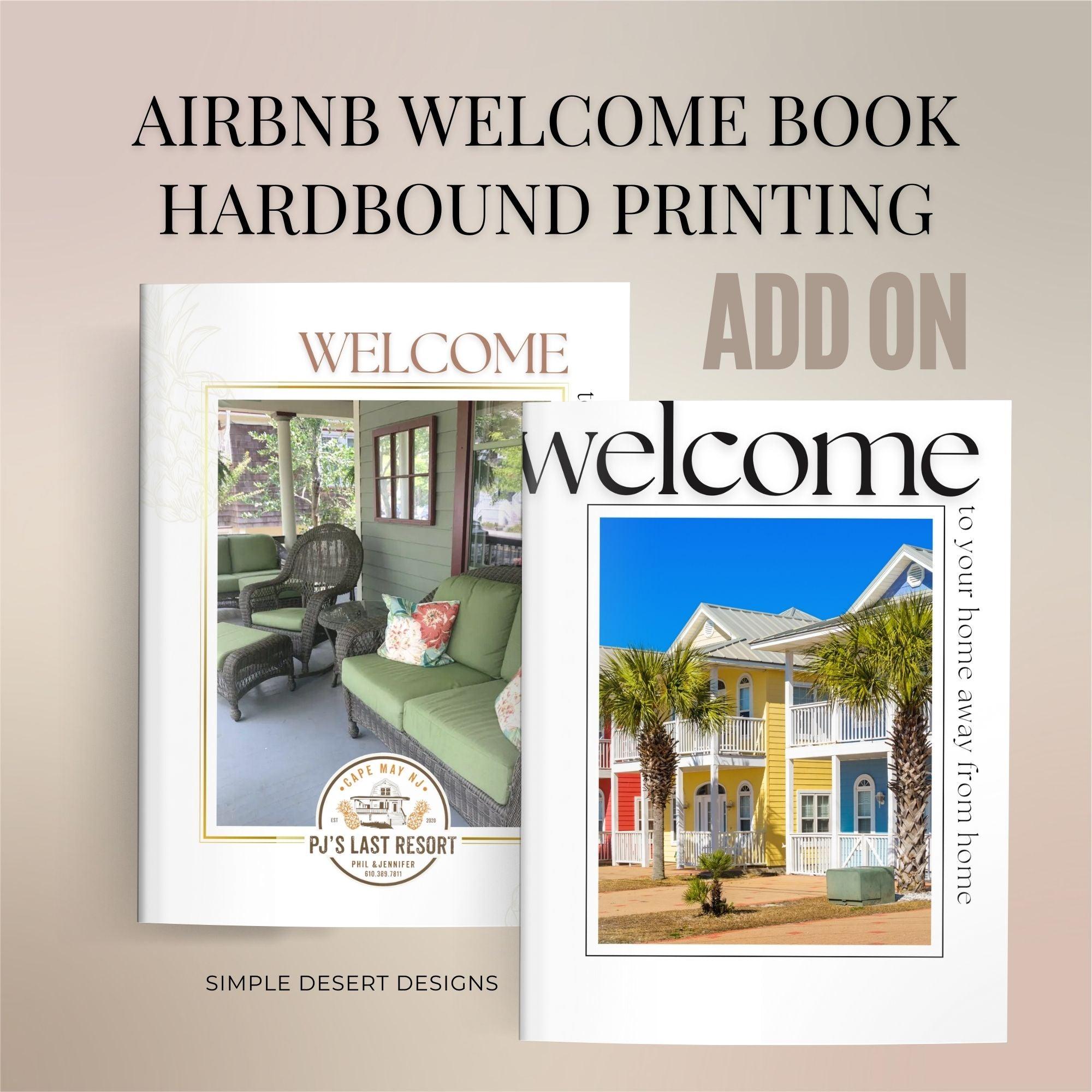 Welcome Book Printing – Simple Desert Designs