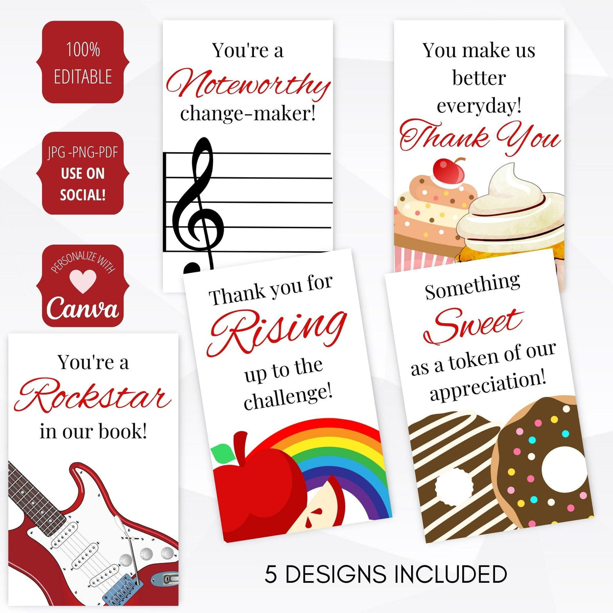 You Rock Teacher Appreciation Tags - Simple Desert Designs