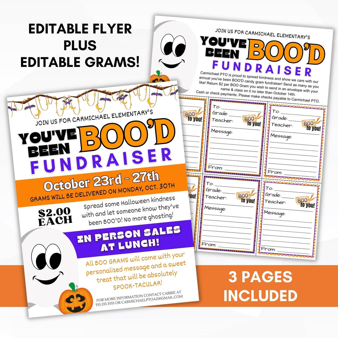 Fall Editable Printable Invites Flyers – Simple Desert Designs