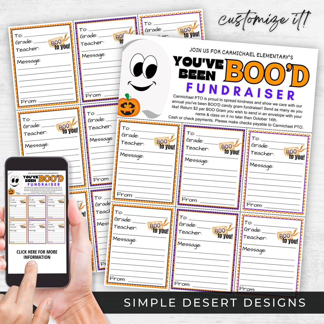 Halloween Event Templates | Simple Desert Designs